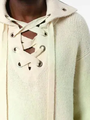 Isabel Marant Étoile Ydali Lace-up Collar Sweater
