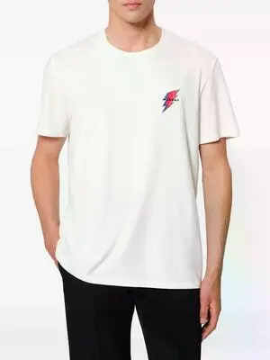 Isabel Marant Étoile Honore Lightning-bolt-print T-shirt - White