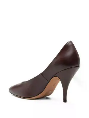 JUDE Icon Creased-leather Pumps