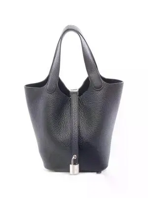 Hermès Pm Picotin Lock Tote Bag - Black