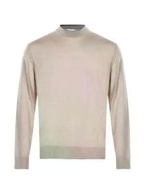 Eleventy Mock-neck Sweater - Neutrals