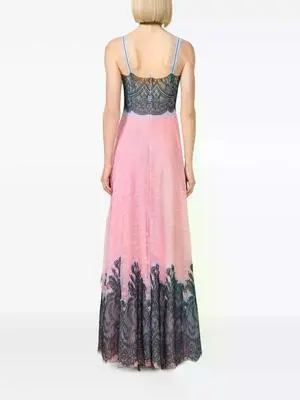 Costarellos Gallie Chantilly Lace Gown