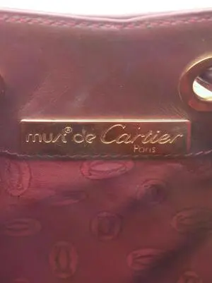 Cartier 2010s Mast Line Drawstring Shoulder Bag