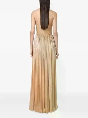 Costarellos Sireen Pleated Gown