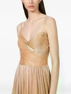 Costarellos Sireen Pleated Gown