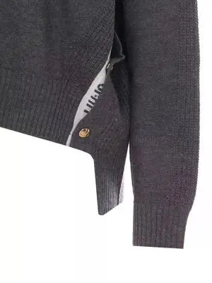 Liu Jo Roll-neck Side-slit Sweater