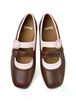 Camper Casi Myra Double-strap Ballet Flats