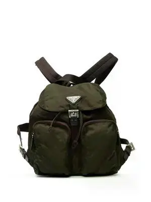 Prada 2000-2013 Tessuto Backpack - Brown