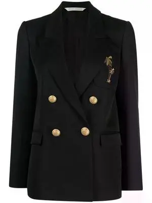 Palm Angels Palm-embroidered Blazer