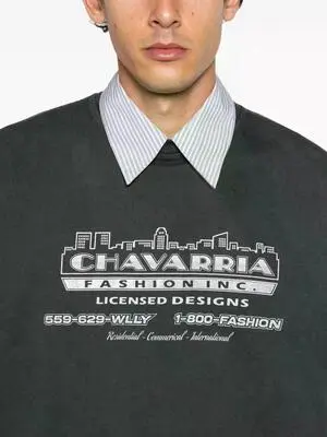 WILLY CHAVARRIA Buffalo Logo-print Sweatshirt