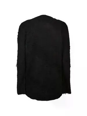 D HYGEN Distressed Jacquard-woven T-shirt