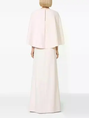 Costarellos Jessine Floral-appliqué Strapless Gown - Pink
