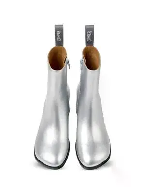 Camper Kora Ankle Boots - Silver