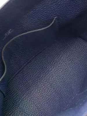 Hermès 2024 Togo Videpoches Crossbody Bag - Blue
