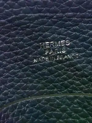 Hermès 2024 Togo Videpoches Crossbody Bag - Blue