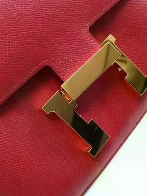 Hermès 2016 Constance 24 Shoulder Bag - Red