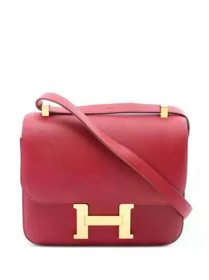 Hermès 2016 Constance 24 Shoulder Bag Red
