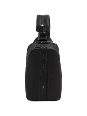 PIQUADRO Logo-plaque Convertible Backpack - Black