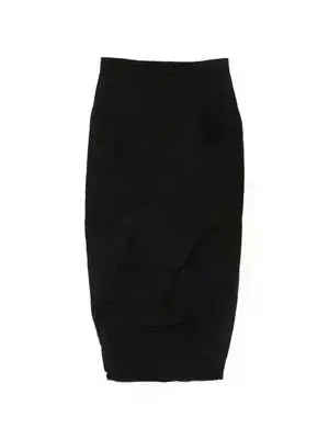 RUNDHOLZ Textured Panelled Midi Skirt