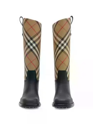 Burberry Check Cavalier Outdoor Boots