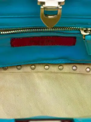 Valentino Garavani 2000-2017 Mini Leather Rockstud Trapeze Satchel