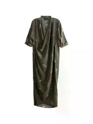 CORTANA Thea Silk Maxi Dress