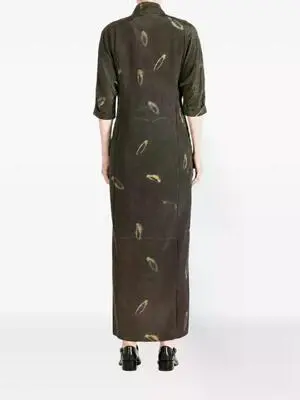 CORTANA Thea Silk Maxi Dress