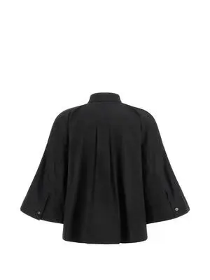 Sacai Pleated-back Raglan-sleeve Shirt