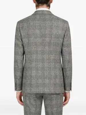 Brunello Cucinelli Checked Slim-fit Suit