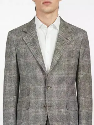 Brunello Cucinelli Checked Slim-fit Suit
