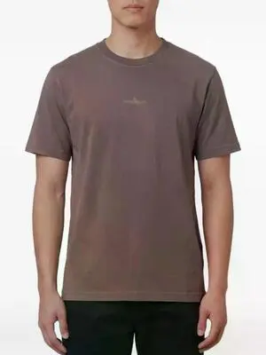 Stone Island Desert Print Logo-print T-shirt - Brown