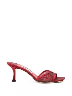 JIMMY CHOO Skye Crystal-embellished Mules