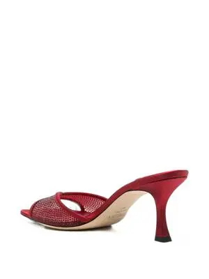 JIMMY CHOO Skye Crystal-embellished Mules