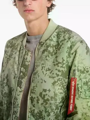 Alpha Industries Ma-1 Camo-print Reversible Bomber Jacket