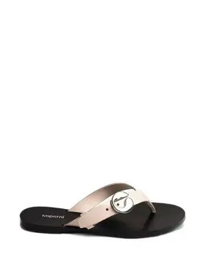 Coperni Belt Flip Flops - Neutrals