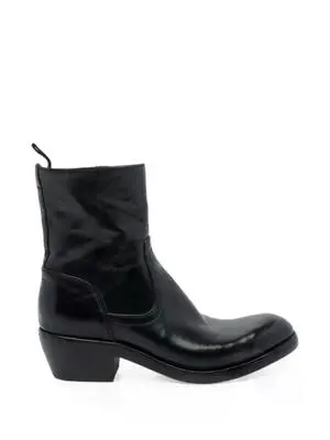 Premiata Cordovan Texan Ankle Boots - Black