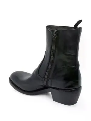 Premiata Cordovan Texan Ankle Boots