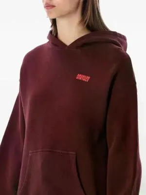 American Vintage Logo-print Pouch-pocket Hoodie