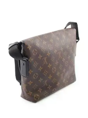 LOUIS VUITTON 2021 Monogram Macassar Magnetic Messenger Bag