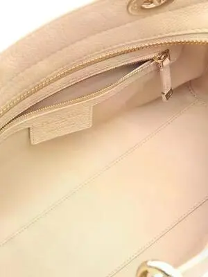 Dior 2000-2026 Medium Grained Calfskin Lady D Sire Satchel - Neutrals