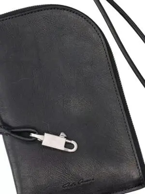 Rick Owens Logo-embossed Leather Wallet