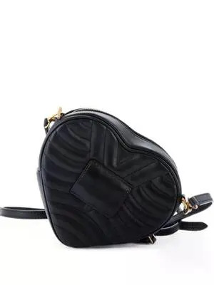 LOUIS VUITTON New Wave Heart Quilted Leather Crossbody Bag