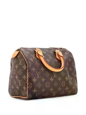 LOUIS VUITTON Speedy Handbag Monogram Canvas 25 Satchel