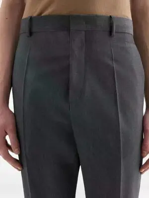 JIL SANDER Fil-à-fil Wool Trousers
