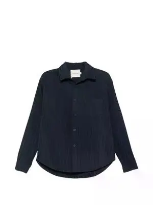 GONGDID DESIGN Plissé-effect Shirt