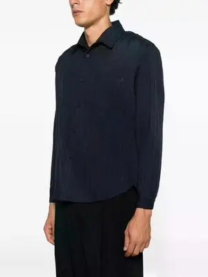 GONGDID DESIGN Plissé-effect Shirt