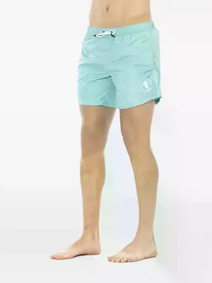 BIKKEMBERGS Logo-print Drawstring Swim Shorts