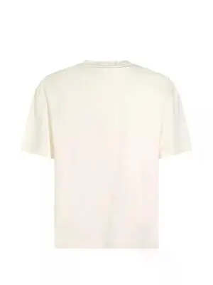 Marni White Cotton T-shirt With Planet Print