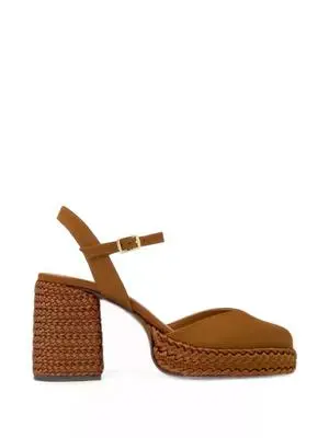 CastaÑer Vilnia Braided-heel Pumps - Brown