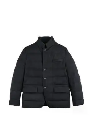 FAY Quilted Double-breasted Jacket